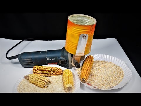 Angle Grinder Hack. How to Make a corn Grinder/mixture at Home |DIY