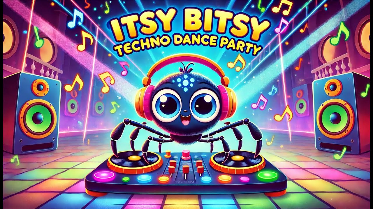 🎵 Itsy Bitsy Techno Dance Party | Baby Rave | Fun Kids' EDM Song 🎶Miss ...
