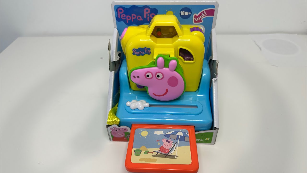 Peppa piG Click Pic Camera unboxing/ satisfying 28 minutes unboxing ...