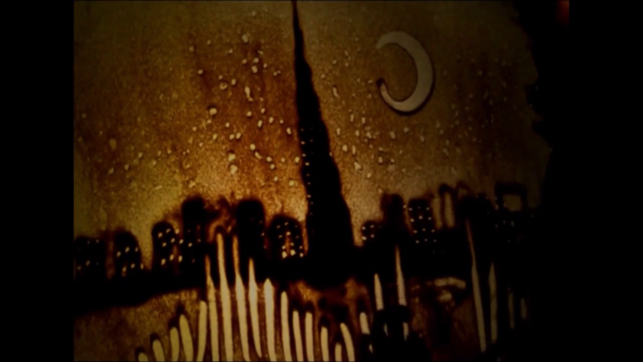 Female sand animation Dubai - YouTube