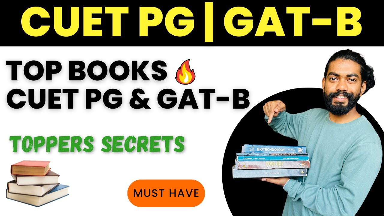 Best Books for CUET PG & GAT-B 2025 | Must-Read Books for Exam Success ...