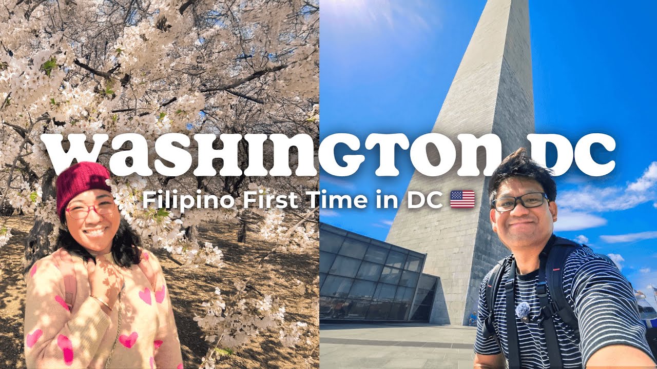 First Time in Washington DC 🇺🇸 | US Filipino Travel Vlog ft. Cherry ...