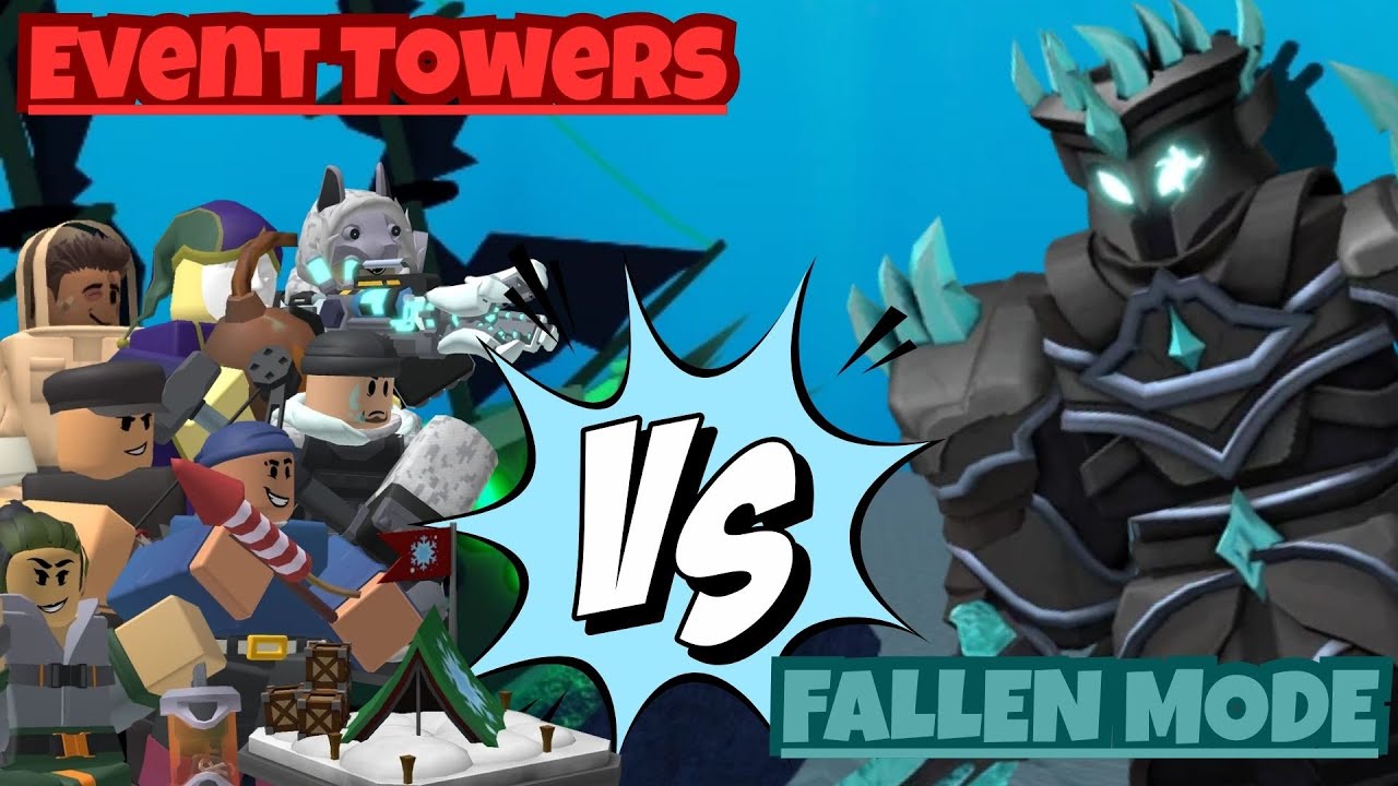 EVENT TOWERS V.S. FALLEN KING!!! | Roblox: Tower Defense Simulator ...