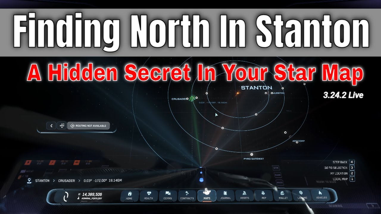 Finding North In Stanton | A Little Secret In Your Star Map | Star ...