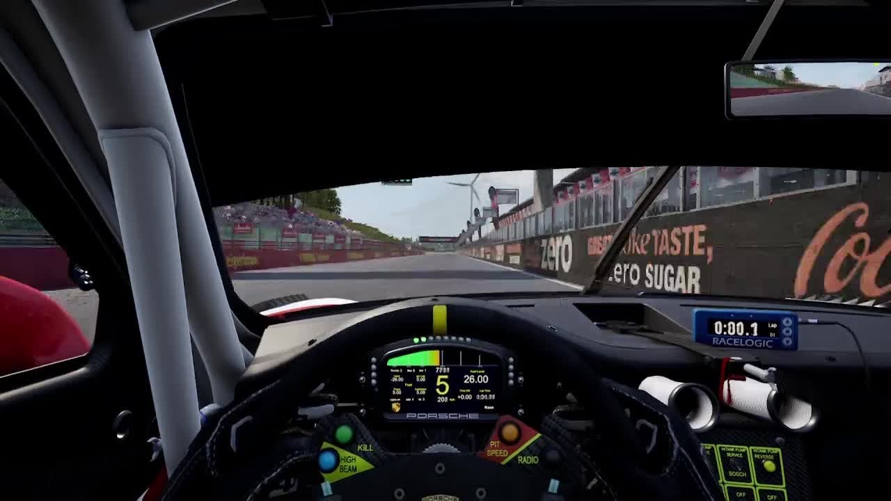 ACC Zolder Porsche 991 GT3 R 2018 (Dry) Track Guide (Hotlap + Telemetry ...