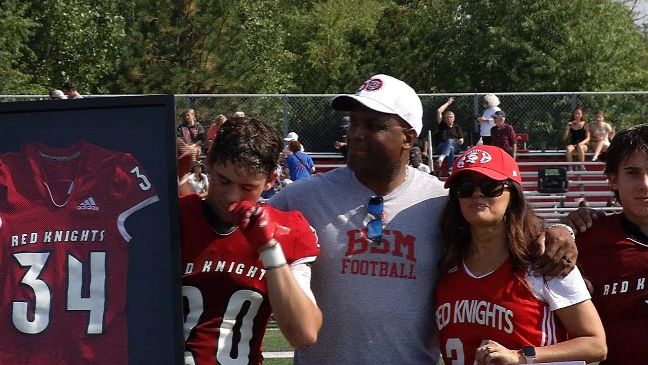 Sean Lumpkin’s Jersey Retired at BSM - YouTube