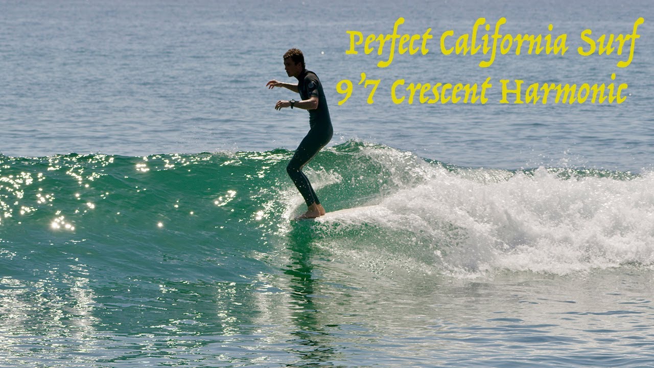 Perfect California Surf | 9’7 Crescent Harmonic with Shane Harlow - YouTube