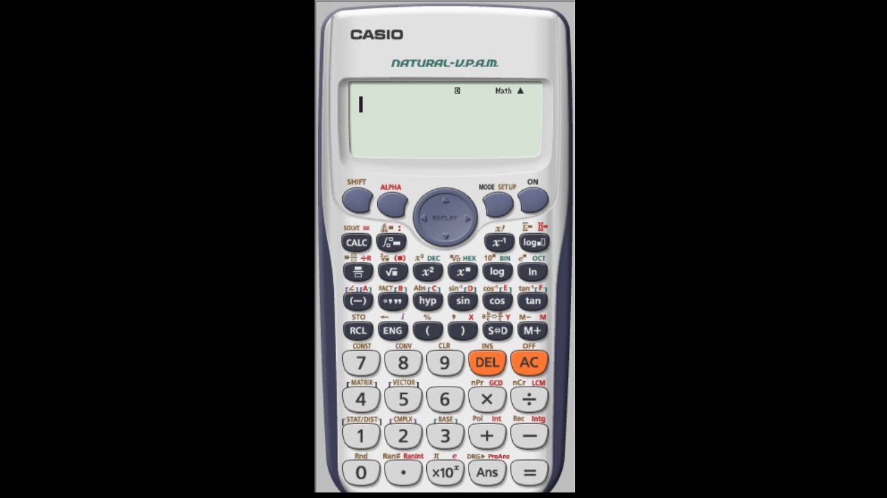 Casio calculator illustration 01 Introduction - YouTube