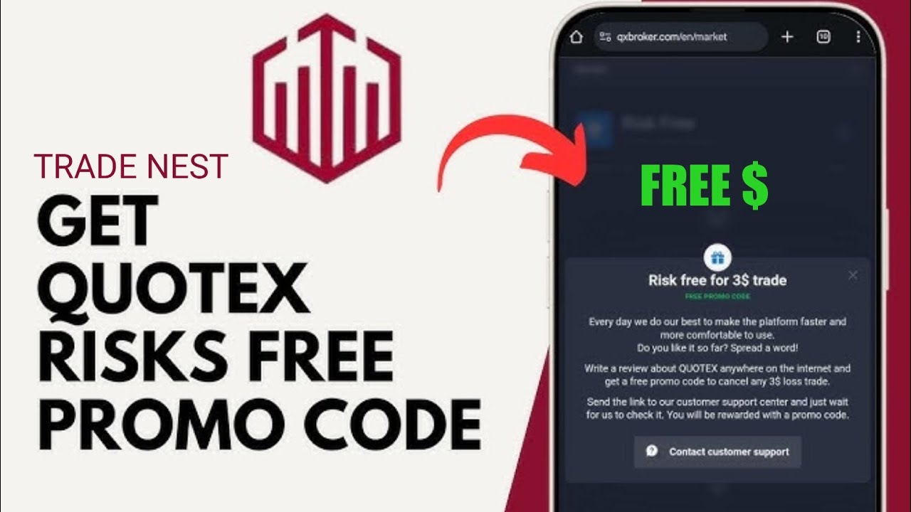 How To Get $3 Risk Free Promo Code on Quotex 2025 | risk free promo ...