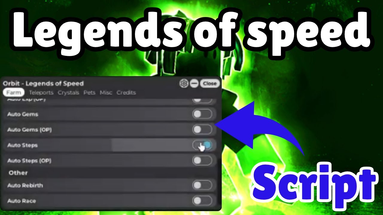 Legends of Speed Script | Auto Farm, Infinite Steps, Pastebin! - YouTube