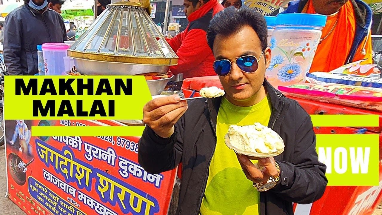 Makhan Malai (मक्खन मलाई ) at chowk in Lucknow | Melts in your mouth ...