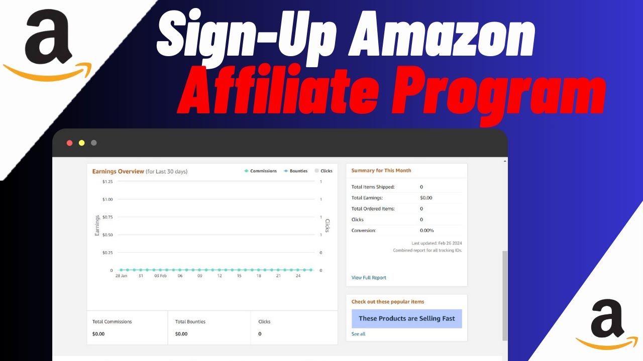 How To Join Amazon Affiliate Program | Signup Amazon Affiliate Account ...