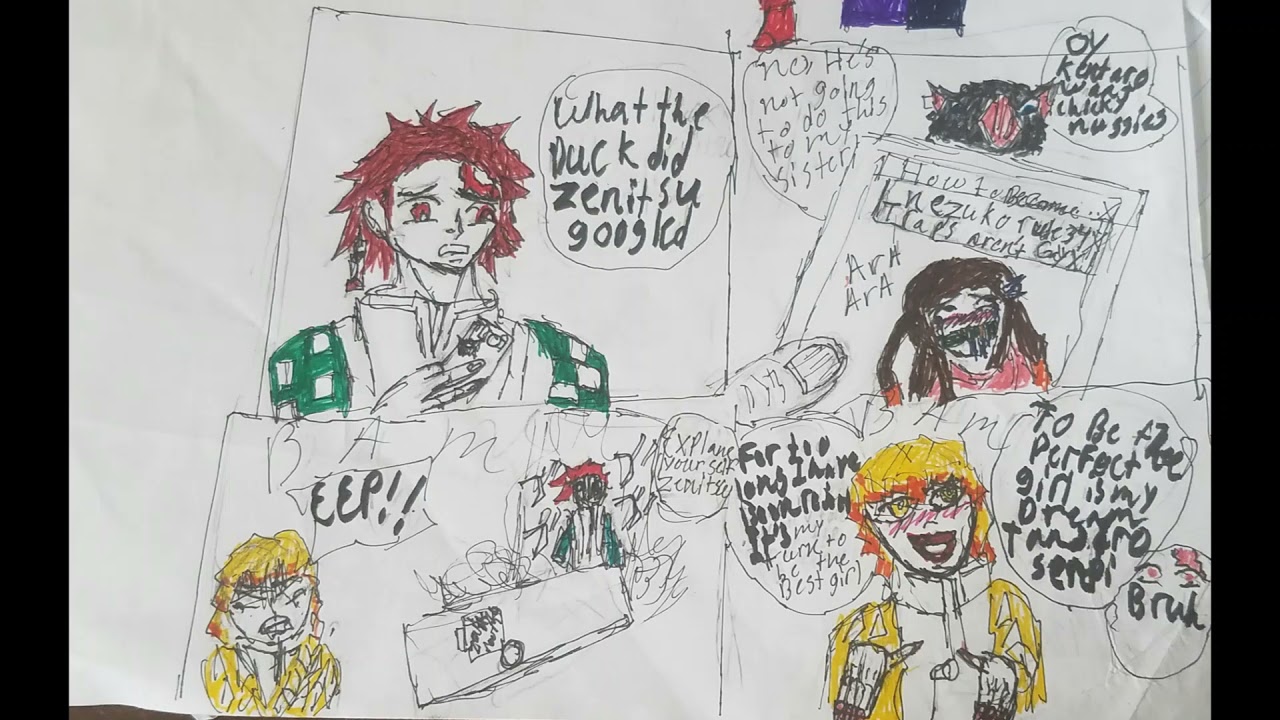 Demon slayer comic dub with @daikon duck - YouTube