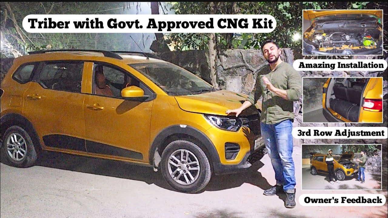 Triber Fully Loaded CNG Kit | Stepney & Seat Adjustment | 9625664499 ...