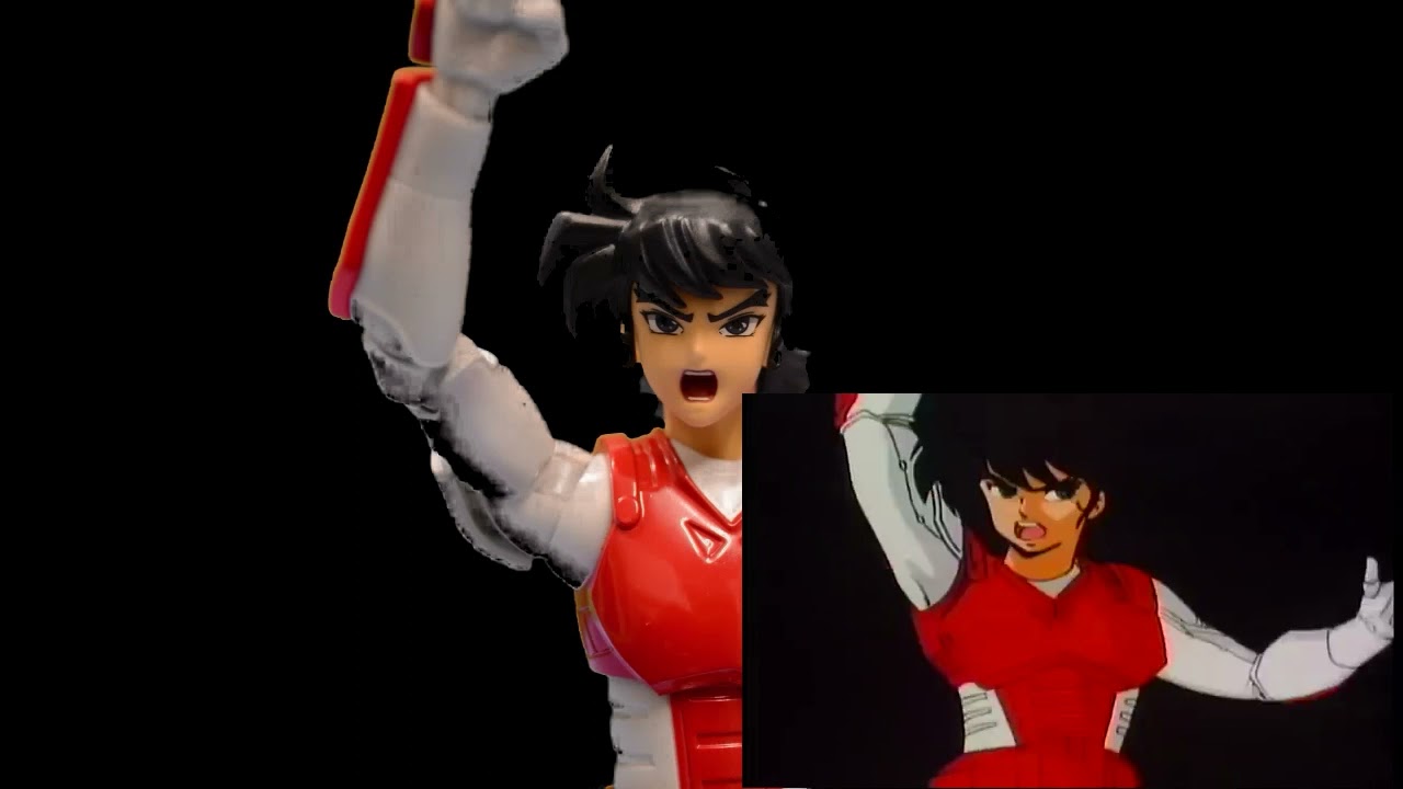 Ronin Warriors Ryo of Wildfire Stop motion transformation - YouTube