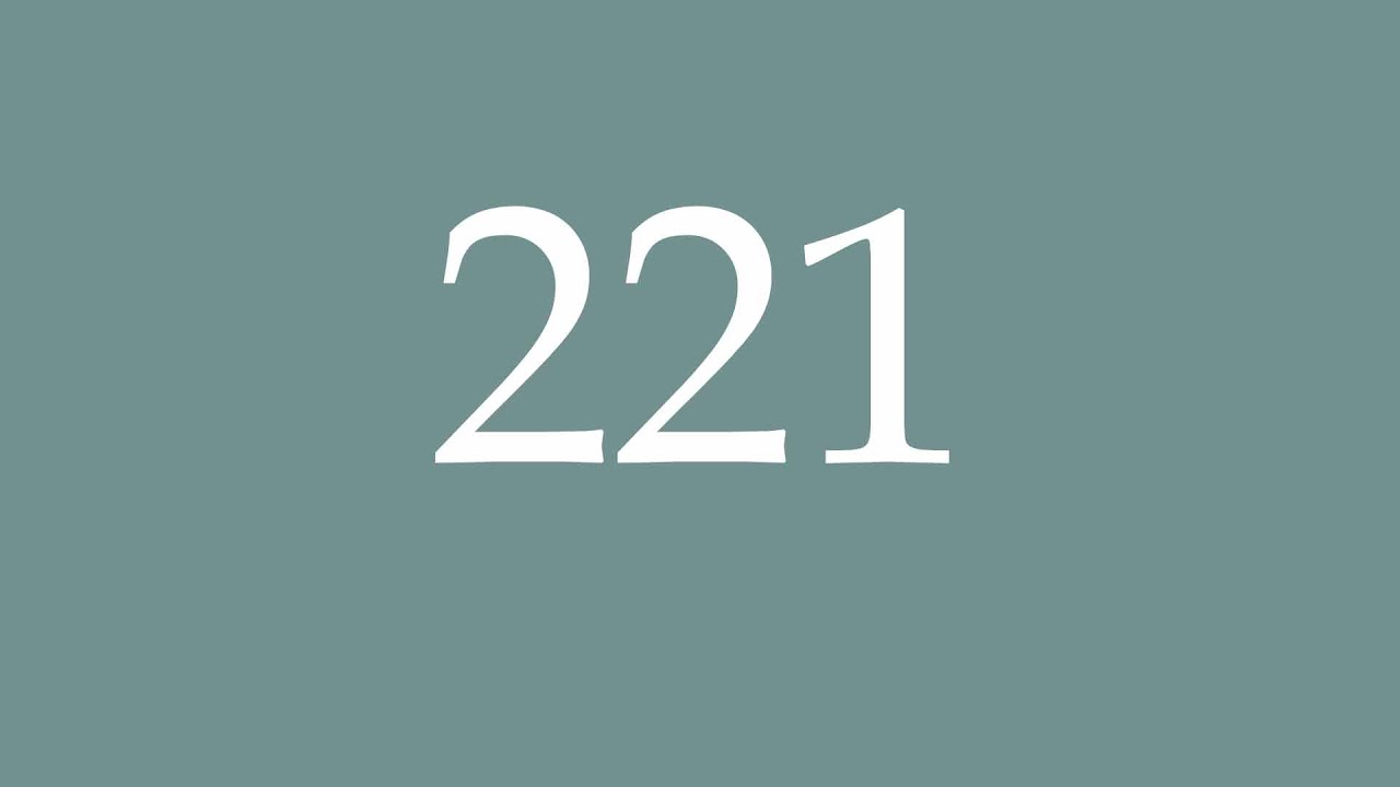 How to Pronounce ''221'' Correctly in French - YouTube