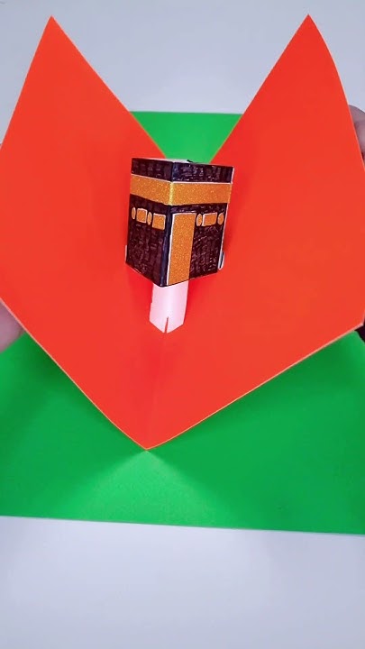 Eid card | pop up Kaaba mosque | Masjid - YouTube