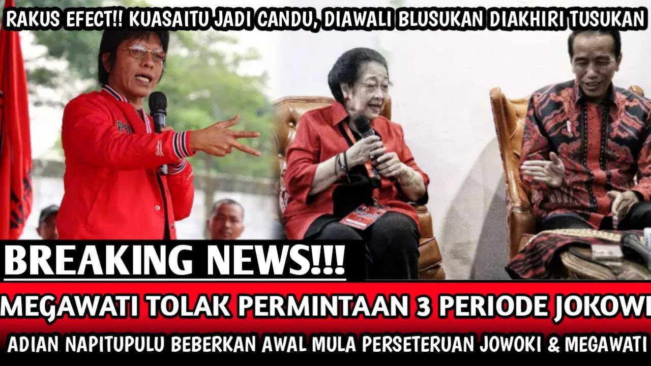 MAKIN PANAS HUBUNGAN PDIP & JOKOWI BERAWAL DARI KERAKUSAN JOKOWI INGIN ...