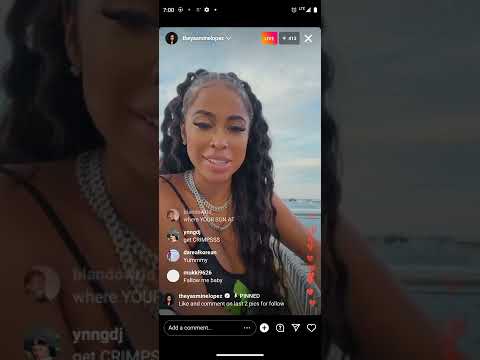 Yasmin Lopez IG live