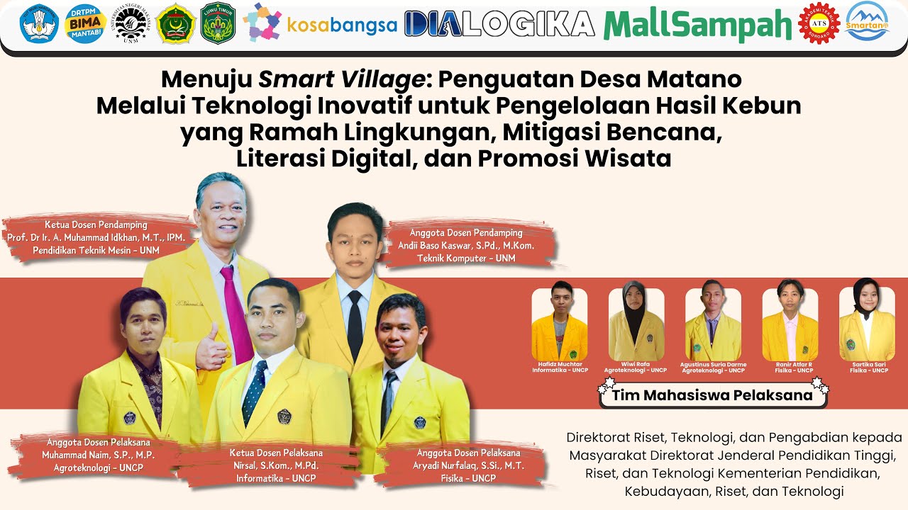 MENUJU SMART VILLAGE: PENGUATAN DESA MATANO MELALUI TEKNOLOGI INOVATIF ...