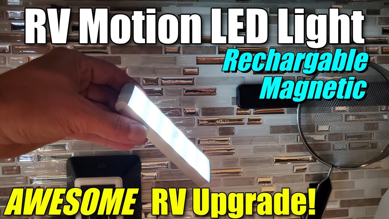 tw RV ADVENTURES - Episode #29 | AWESOME RV Upgrade! | Motion LED Light ...
