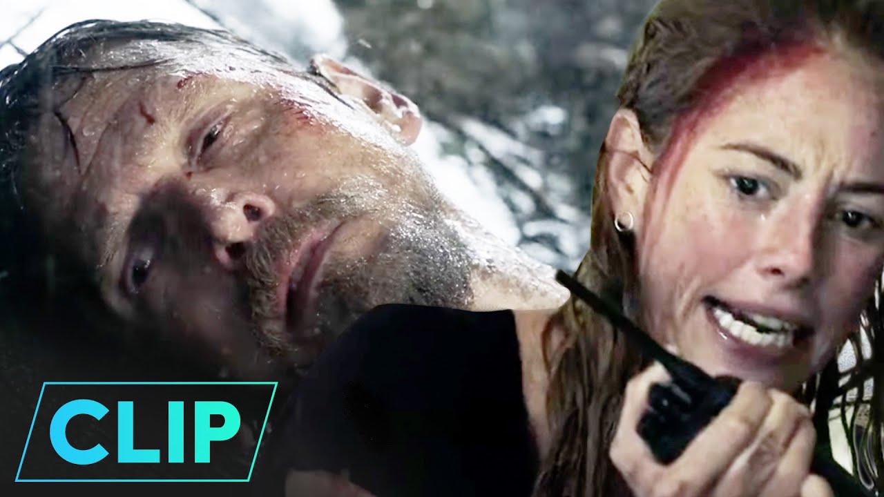 Crawl (2019) | Dave & Haley Battle Alligators Waiting for Rescue | Kaya ...