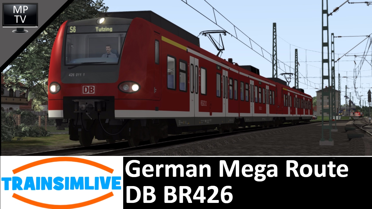 Train Simulator - German Mega Route, DB BR426 - YouTube