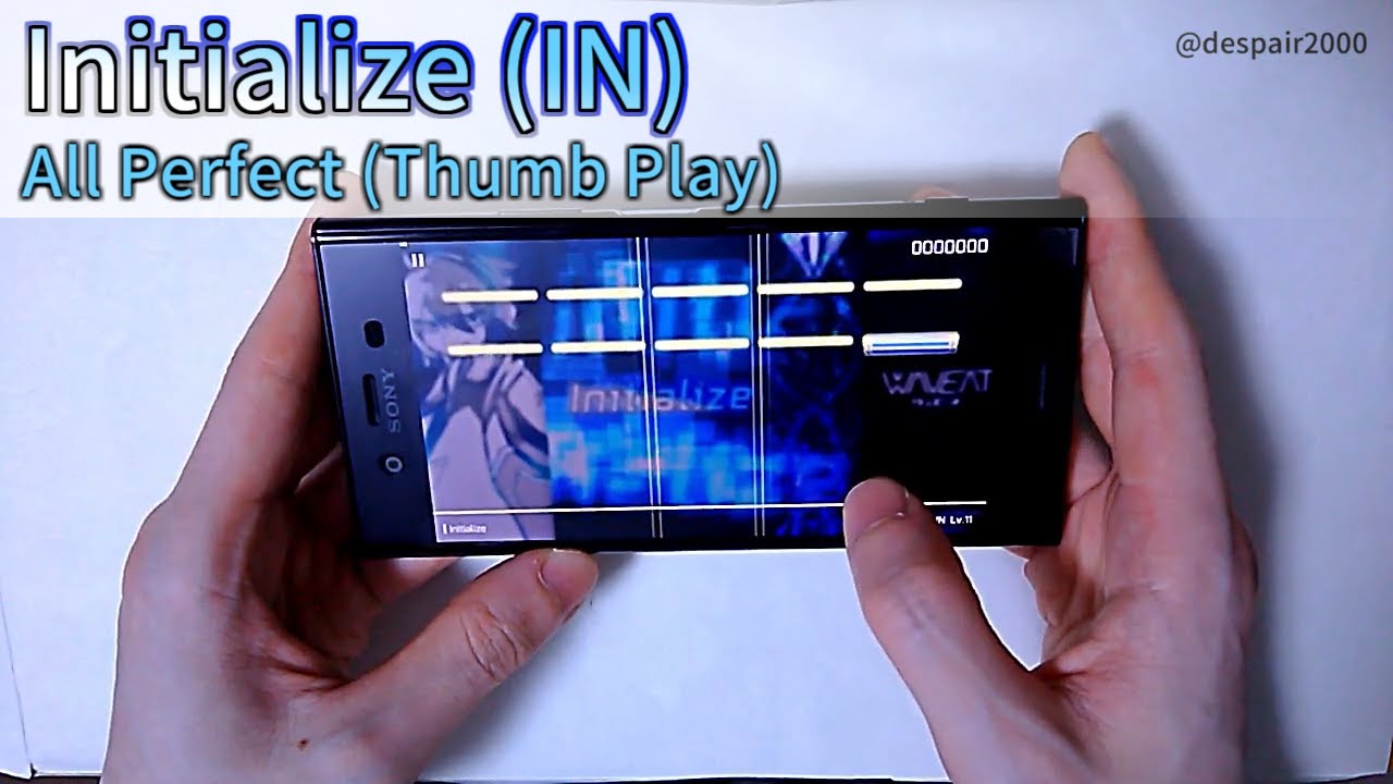 【Phigros】Initialize [IN 11] 親指 All Perfect - YouTube