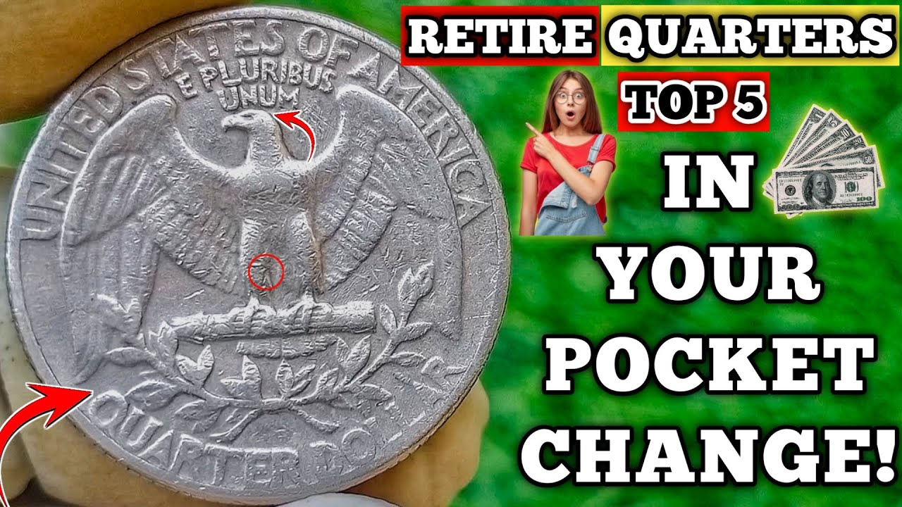 Top 5 Rare Washington Quarter Errors! - Your Pocket Change Could Be ...