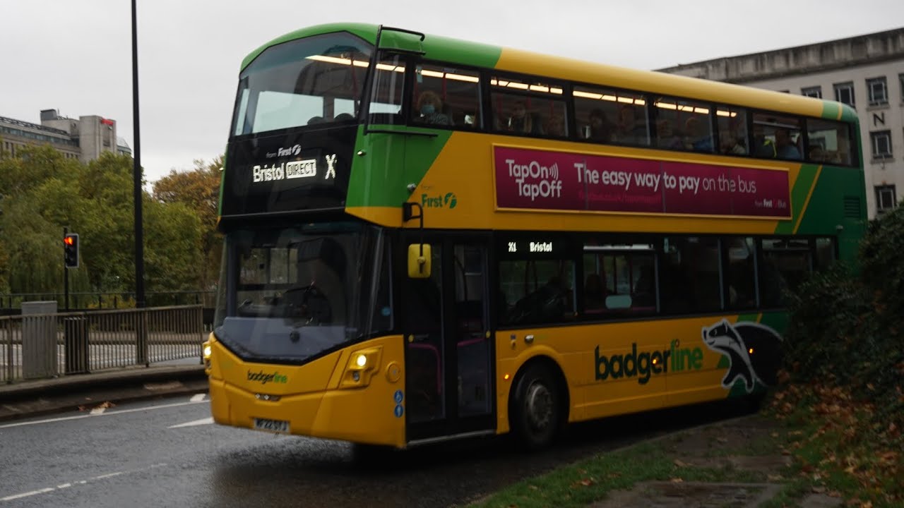 *Full Route* X1 To Bristol | MF22 SYE | 36574 | Wright StreetDeck Micro ...