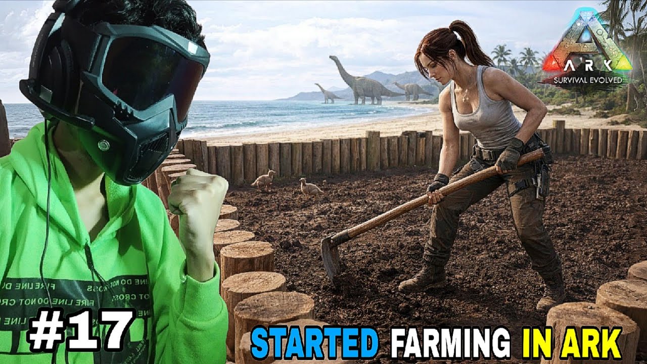 Started Farming in ARK Survival Evolved | Crop Setup Gameplay | Armed ...