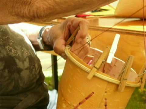 Birch Bark Basket Making - YouTube