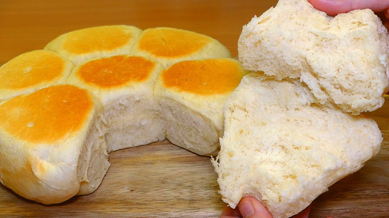 Frying Pan Bread (No Oven) | Brioche Rolls | Milk Bread Without Oven ...