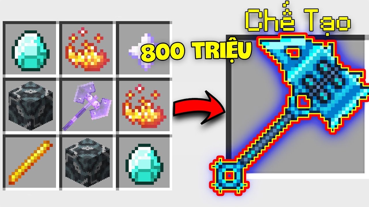 NẾU JAYGRAY CHẾ TẠO THÀNH CÔNG CÂY RÌU MẠNH NHẤT MINECRAFT*JAYGRAY ĐÁNH ...