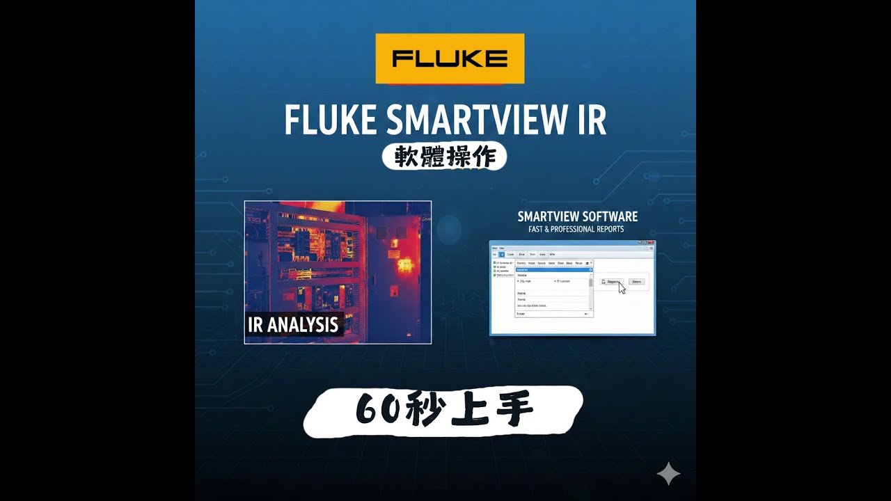 60秒了解 Fluke SmartView IR 核心操作💻#fluke #熱顯像儀#Thermal Imaging Camera - YouTube