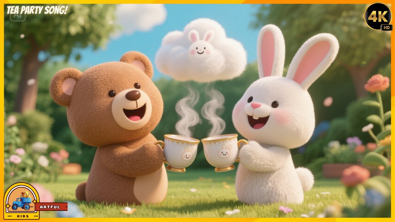 Kids Enjoy Tea Party Song For Kids | Artful Animations - YouTube