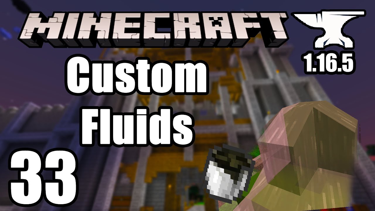 Add CUSTOM FLUIDS to Minecraft 1.16.5 | Forge 1.16.5 Modding #33 - YouTube