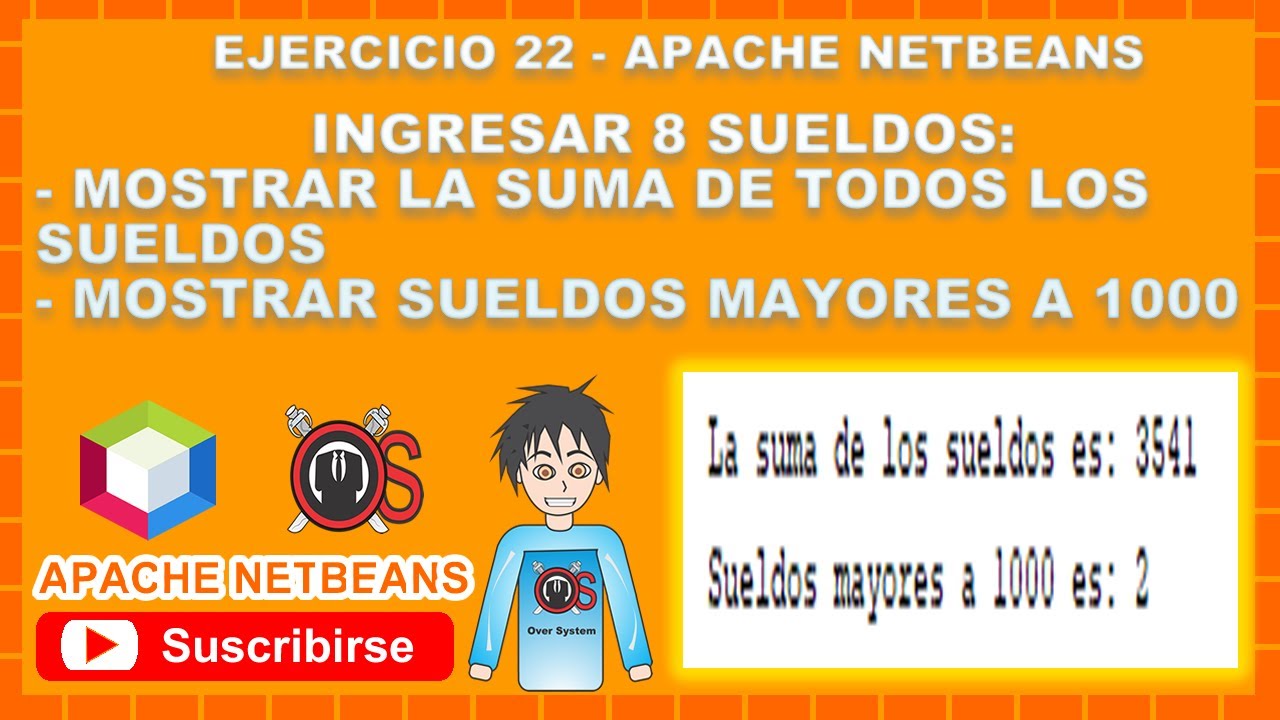 Ejercicio 22 Java Apache Netbeans Youtube