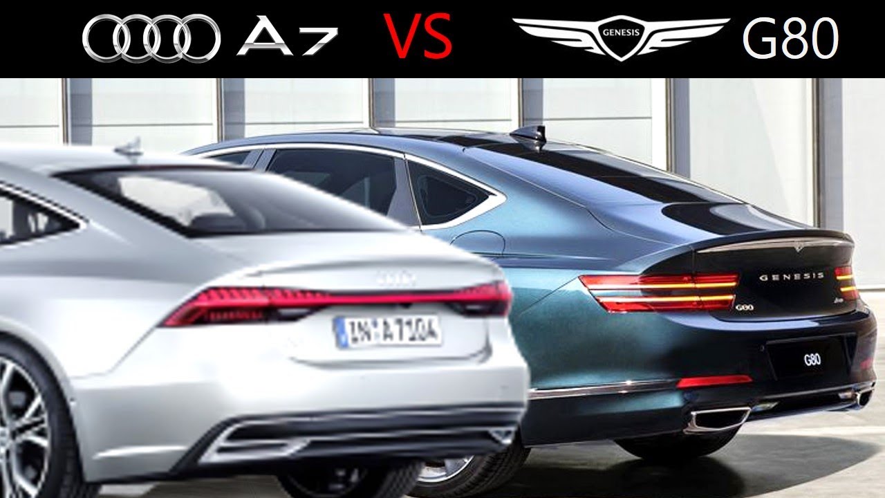 GENESIS G80 vs AUDI A7 design comparison / 제네시스 G80 풀체인지, 아우디 A7 디자인 ...