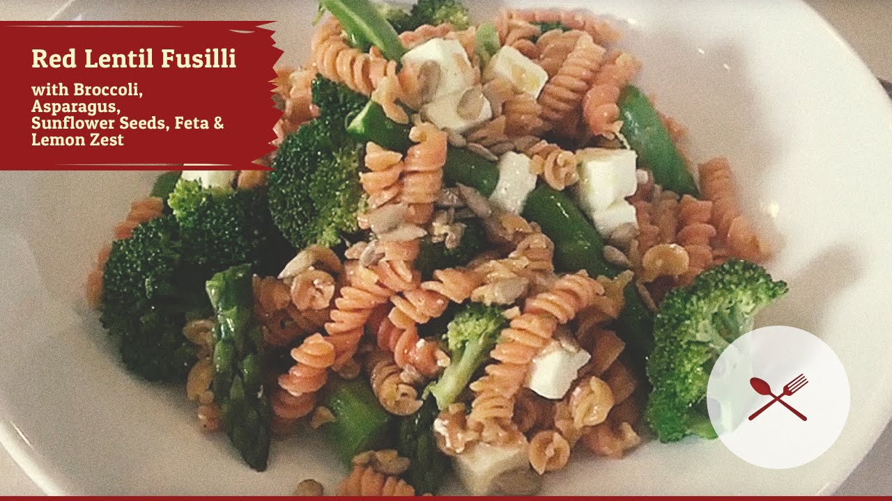 Red Lentil Fusilli - Really Healthy Pasta - YouTube