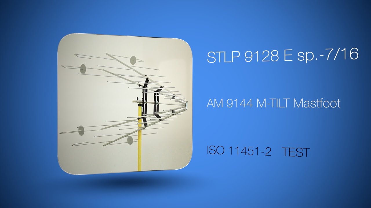 STLP 9128 E Special - Stacked Log Periodic Antenna with AM 9144 M-TILT ...