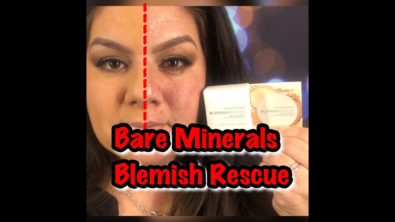 Bare Minerals Blemish Rescue Loose Powder Foundation Review Wear Test ...