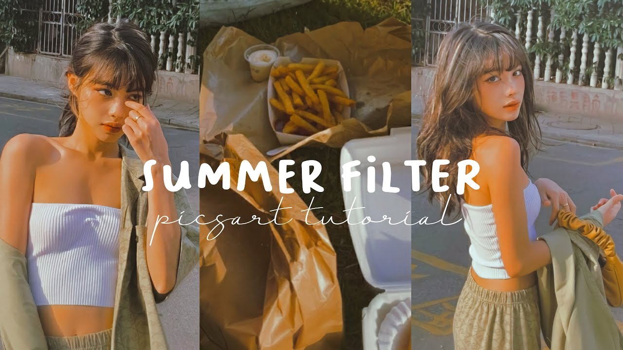 Summer filter | picsart tutorial | aesthetic edit - YouTube
