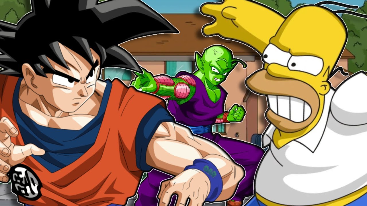 GOKU IG E HOMER SIMPSON LITIGANO PESANTEMENTE! - YouTube