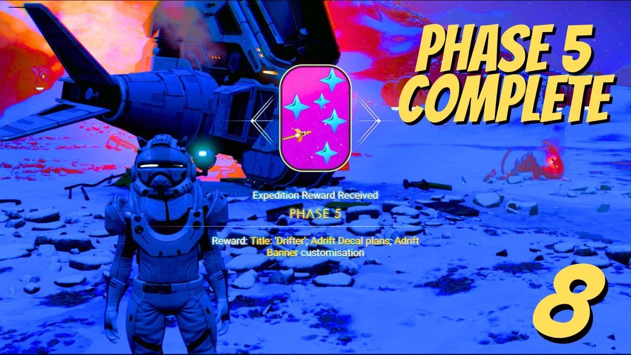 Phase 5 Complete - No Man's Sky Adrift Expedition: Part 8 - YouTube