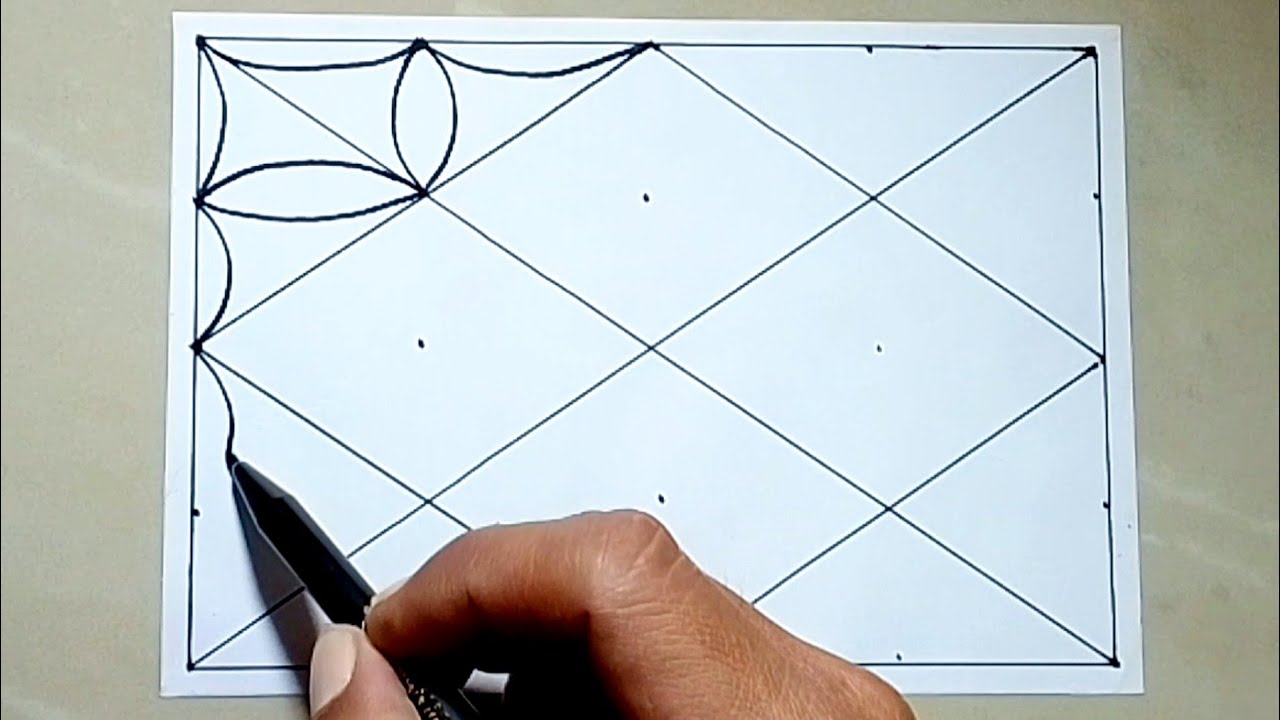 Motif batik simpel/CARA MENGGAMBAR BATIK KAWUNG YANG MUDAH. - YouTube