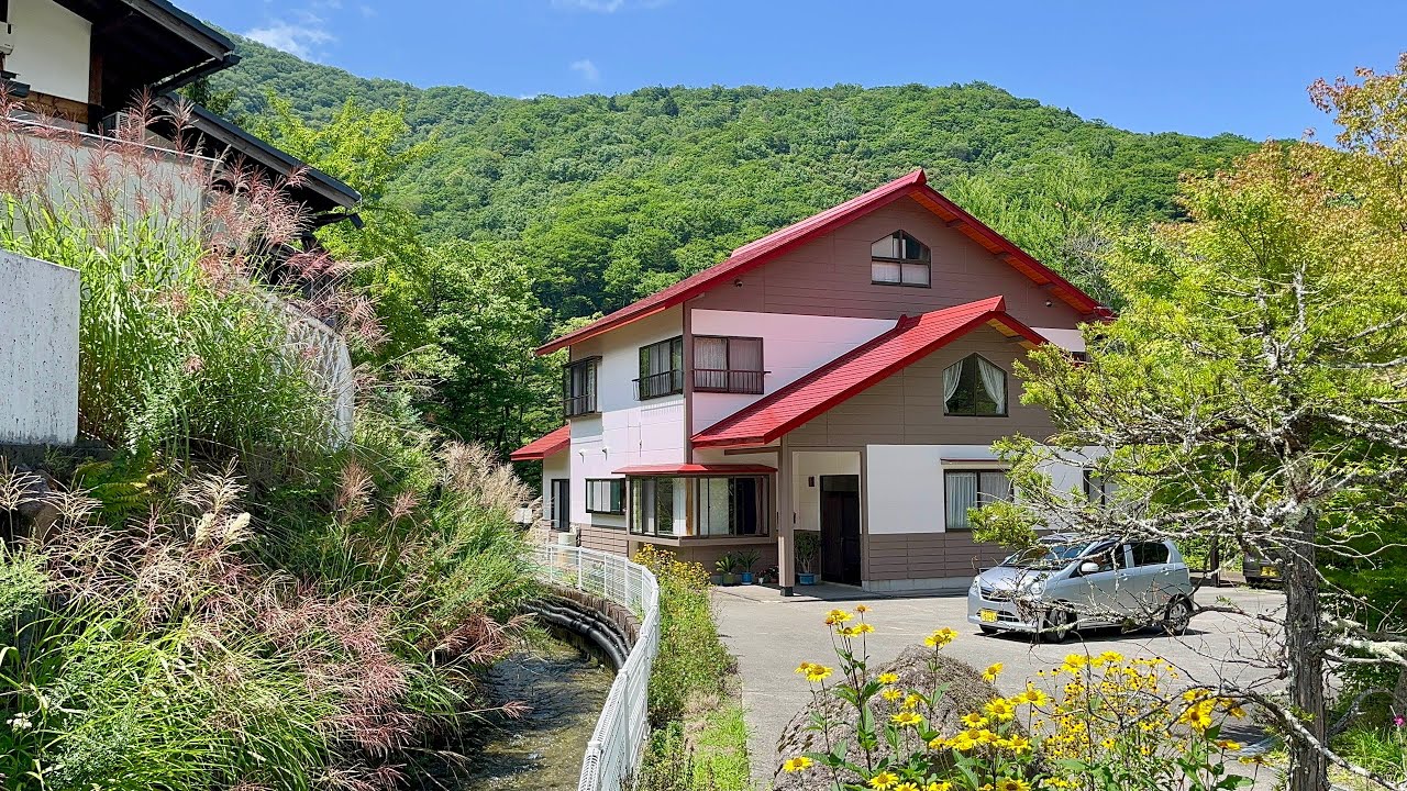 Beautiful Scenary of Japan 4K Walk, Japanese Countryside Hirayu, Gifu ...