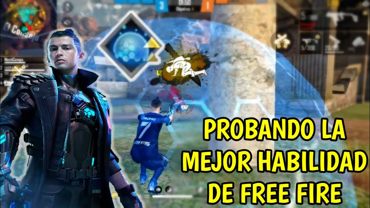 ¿ESTA ES LA MEJOR HABILIDAD DE TODO FREE FIRE? *CAMPO DE FUERZA ...