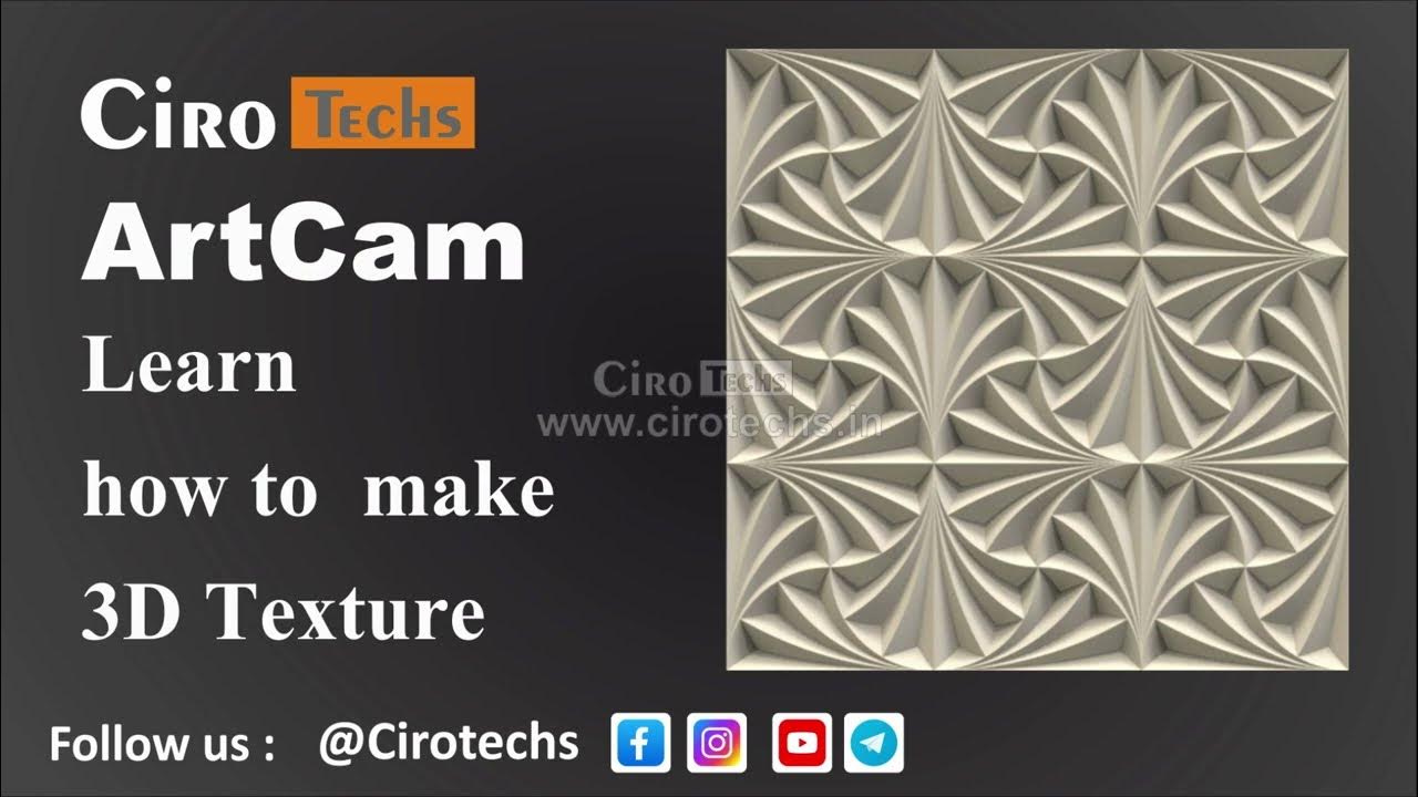 Artcam Hindi | Artcam 3D TExture | Artcam 3D tutorials | 3D star tiles #woodworking #wooden #3d ...