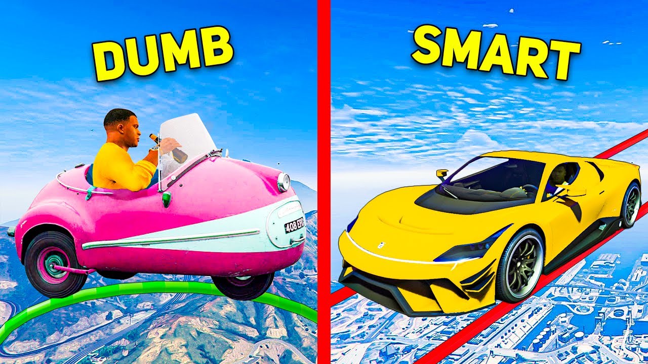 Upgrading dumb cars into smart cars in GTA 5 - YouTube